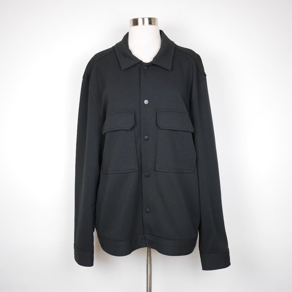 Zara | Jackets & Coats | Zara Womens Xl Black Pea Coat Basic ...